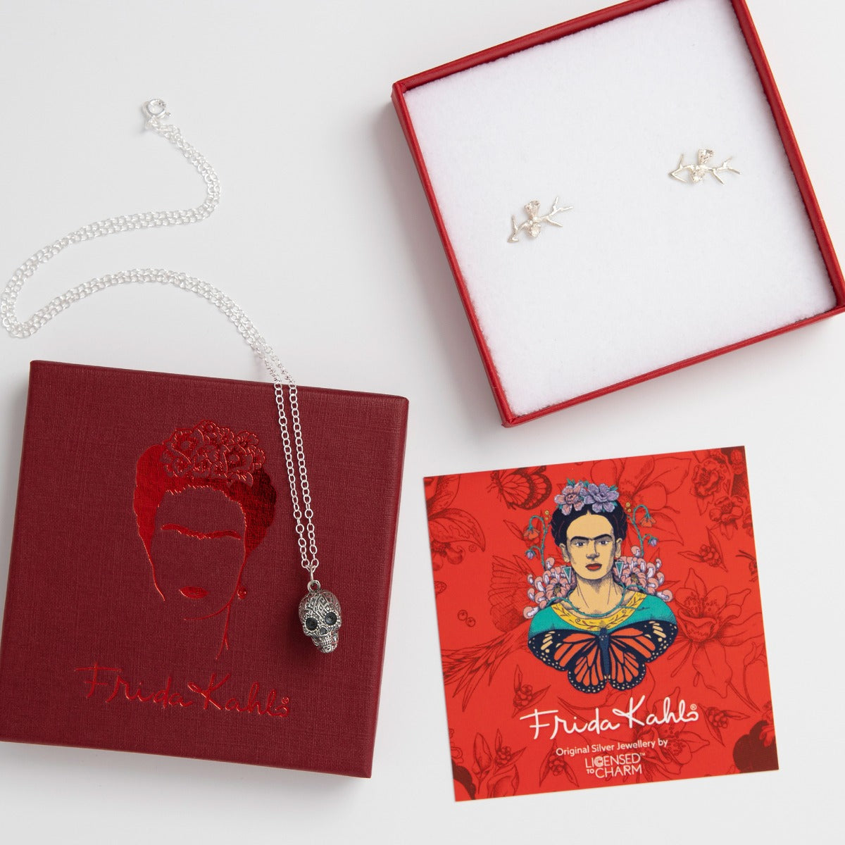 Frida Kahlo Aztec Skull Gift Set | Handmade Mexican-Inspired Jewellery ...